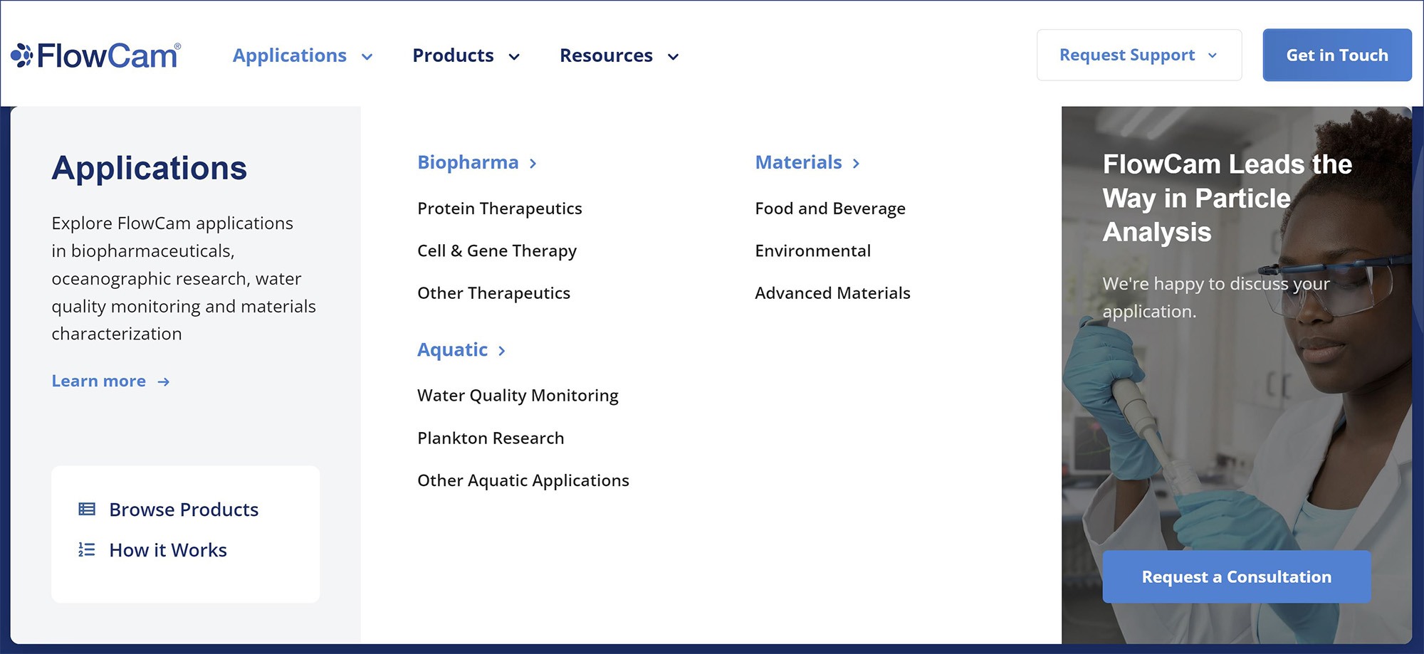 See the New FlowCam Website